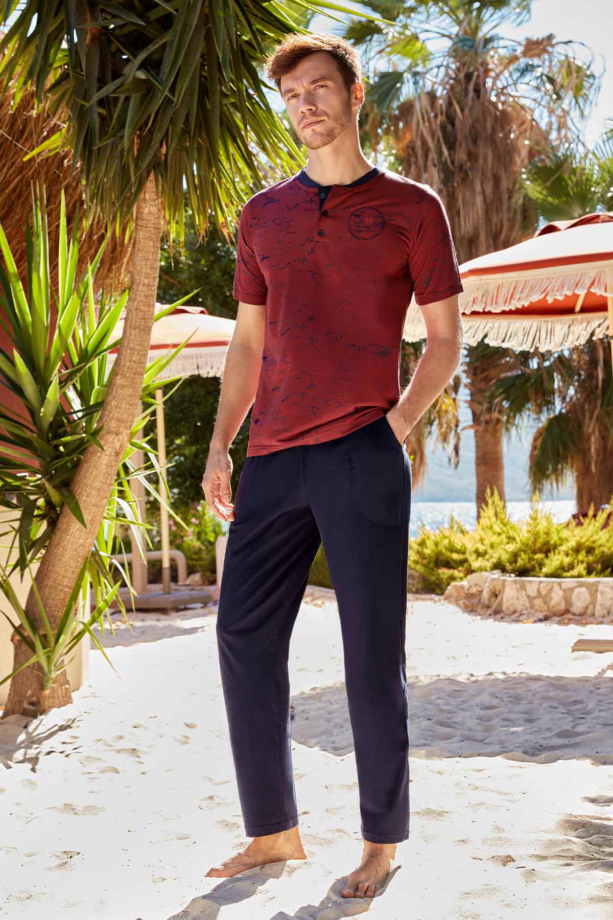 Berrak 9209 Erkek Pijama Takımı Pijama Takımı, Erkek Berrak